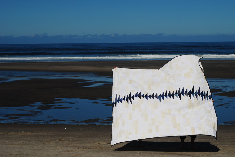 Asymmetrical Symmetry: Jinx’s Modern Quilt – Pieced Together